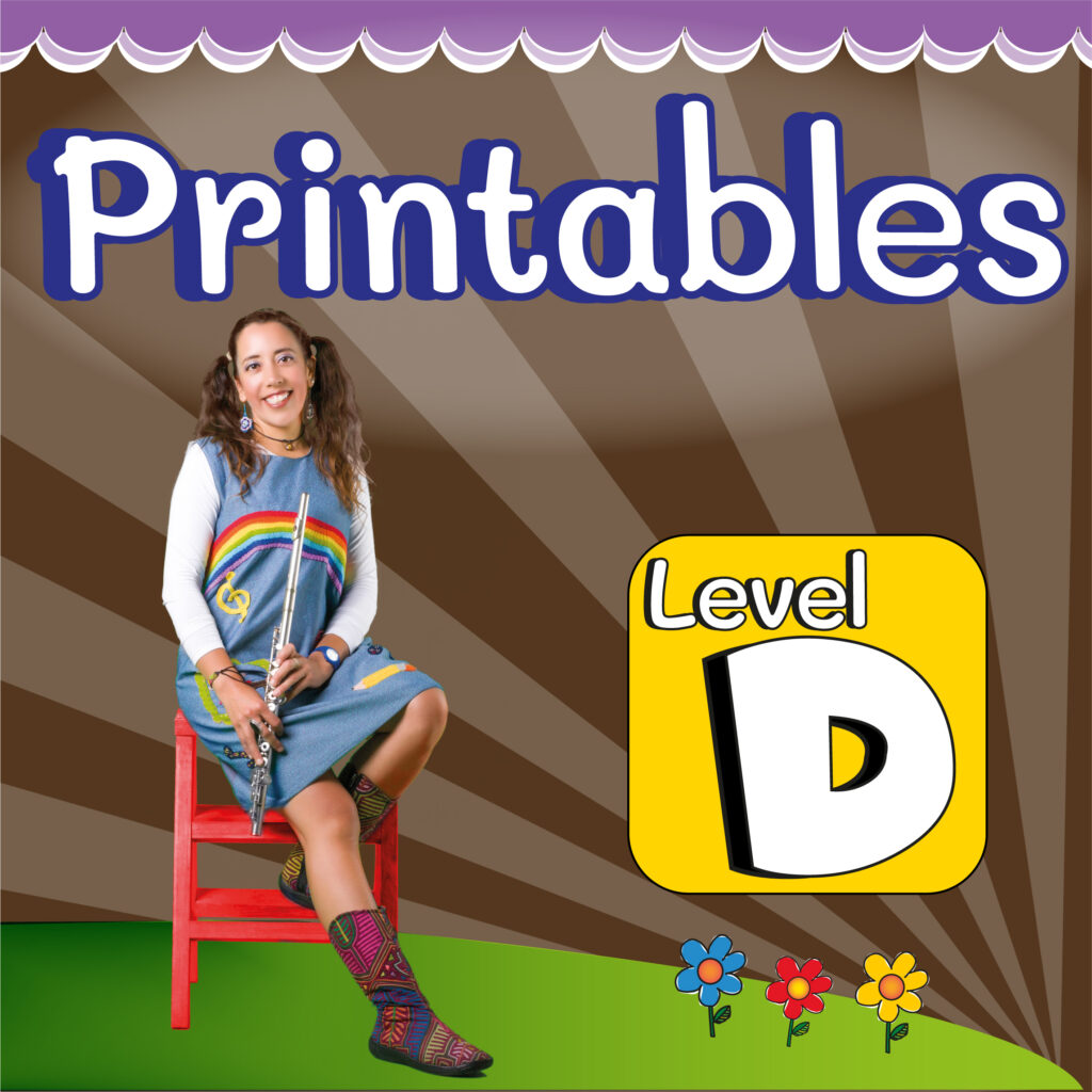 Printables, Level D - La Teacher María